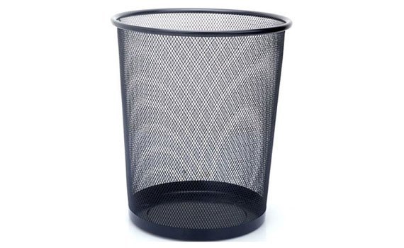 Thùng rác lưới màu đen