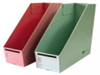 File hộp vát dọc Plus A4S- xanh blue